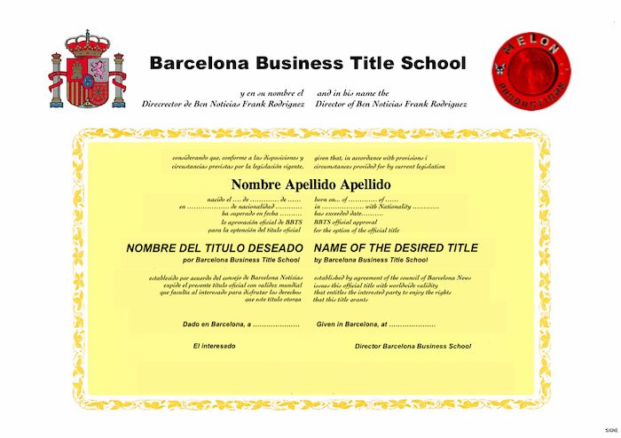Titulo Profesional BBTS: Especialízate Sin Exámenes ni Clases Prácticas ...